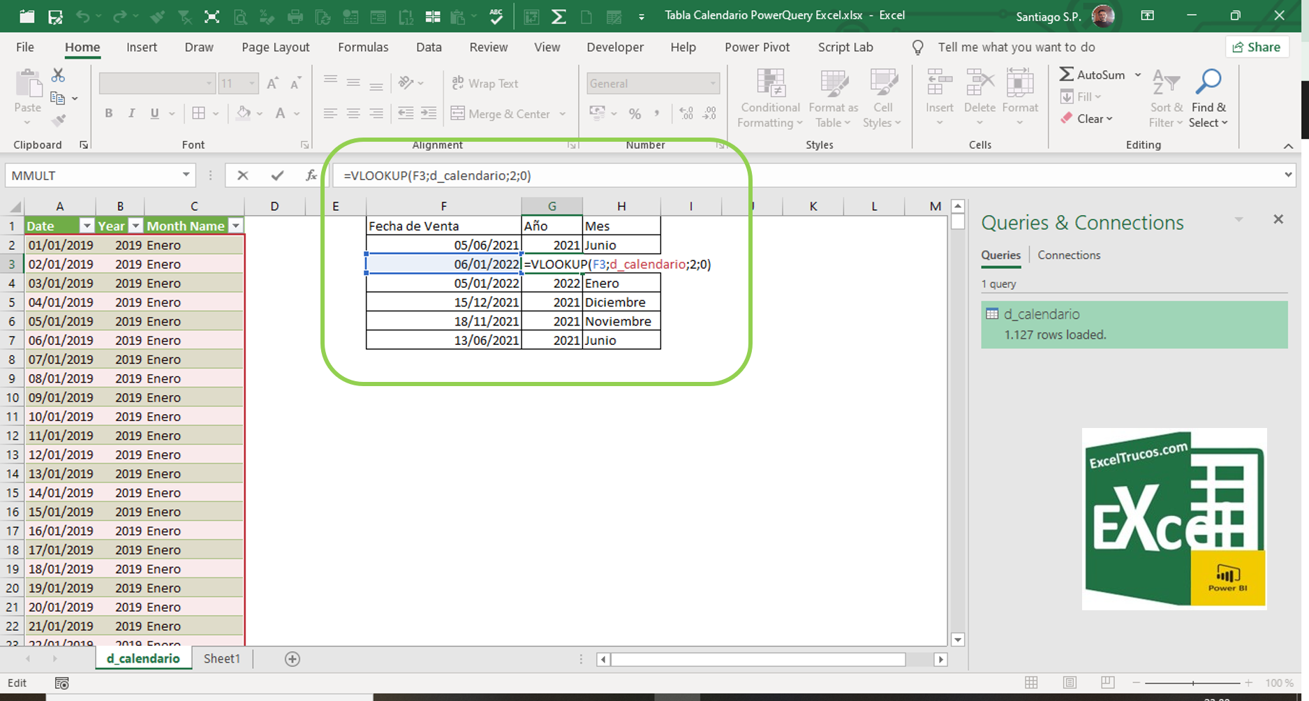 Crear una Tabla Calendario con PowerQuery en Excel o Power BI – Excel Trucos & Power BI Tips